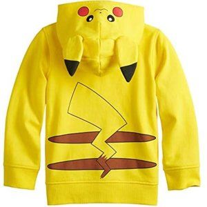 Pokemon | Jackets & Coats | Pokemon Pikachu Zipper Hoodie Yellow Jacket ...
